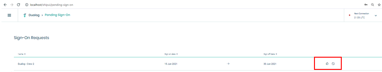 Dualog Connection Suite - Introducing Crew Sign-In – Dualog Support