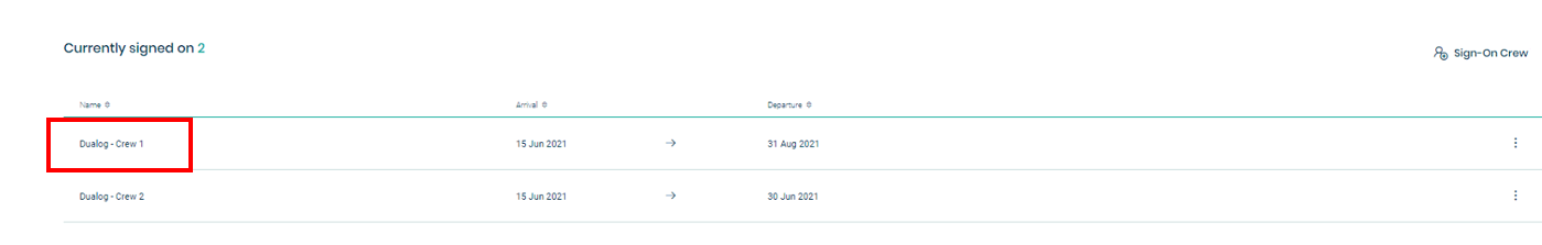 Dualog Connection Suite - Introducing Crew Sign-In – Dualog Support